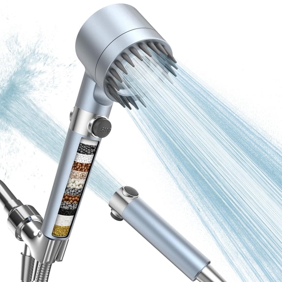 Feelso Filtered Shower Head with Handheld, High Pressure Showerhead ...