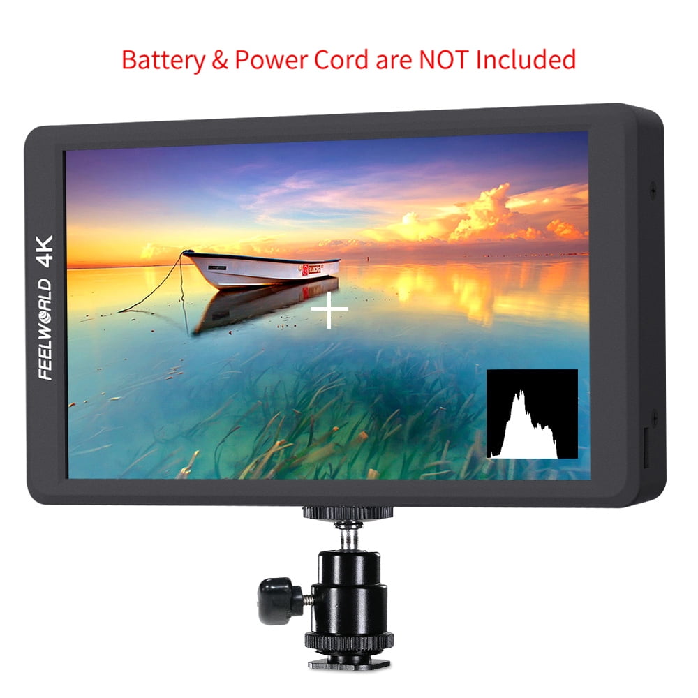 Feelworld F570 5.7 inch DSLR Camera Field Monitor 4K HDMI Input Full HD ...
