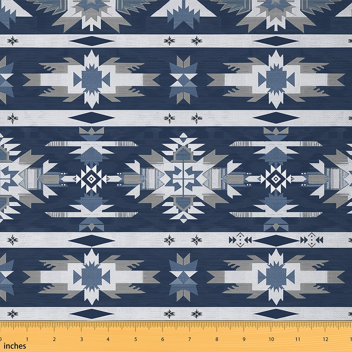 Feelyou Aztec Fabric by the Yard 5 Yards for Adult, Western Geometric ...