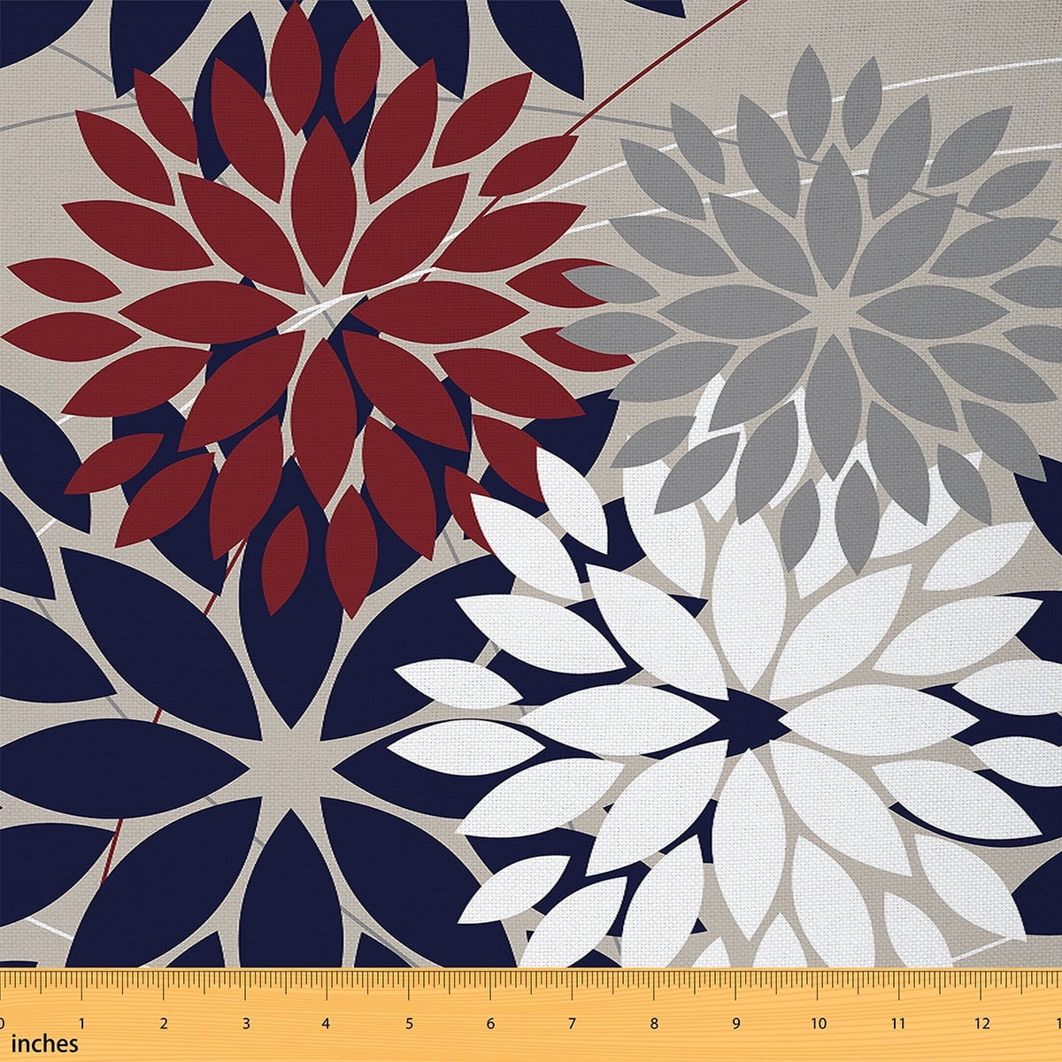 Feelyou Bohemian Geometric Fabric by the Yard 1 Yard, Western Retro ...
