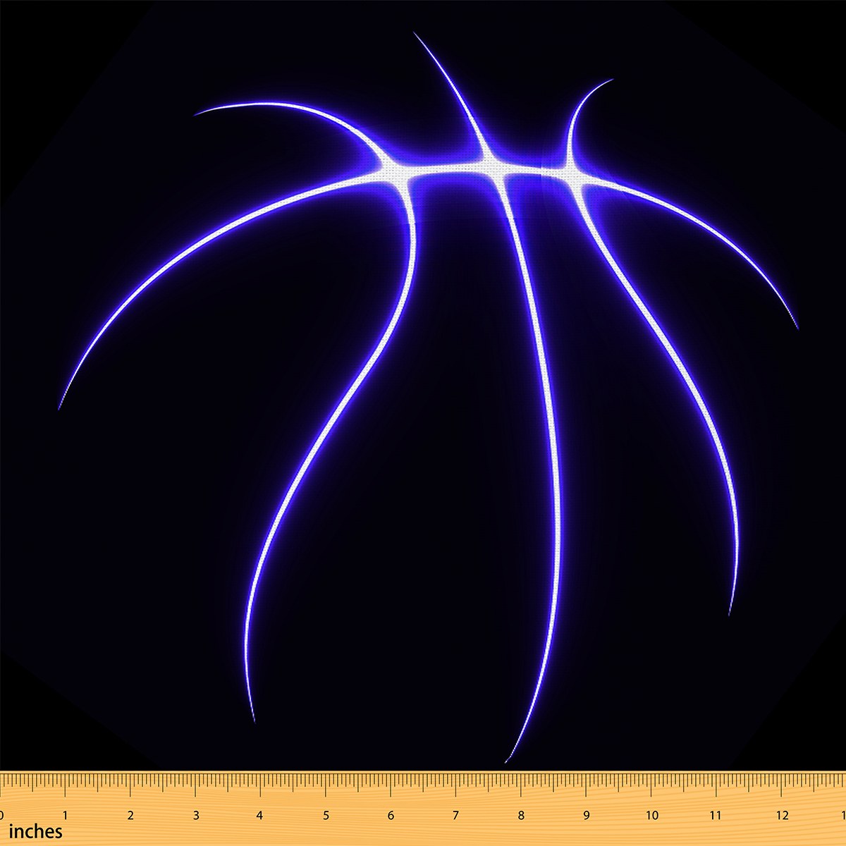 Feelyou Boys Blue Basketball Fabric by the Yard 3 Yards, Stripes ...