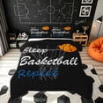 Feelyou Cartoon Basketball Queen Comforter Set for Boys, Eat Sleep ...