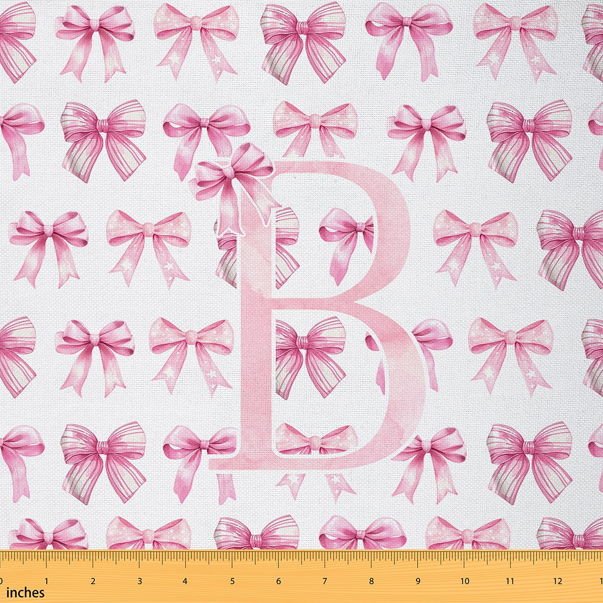 Feelyou Cartoon Bow-tie Fabric by the Yard 3 Yards for Kids, Initial ...