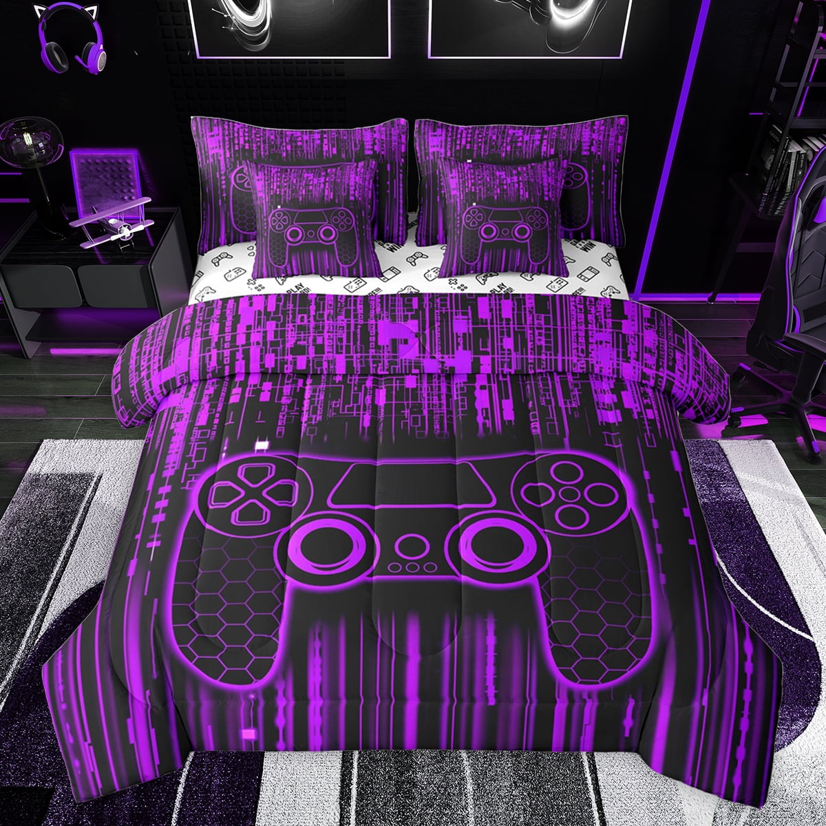 Feelyou Cartoon Game Console Bedding Comforter Set 7pcs for Boys ...