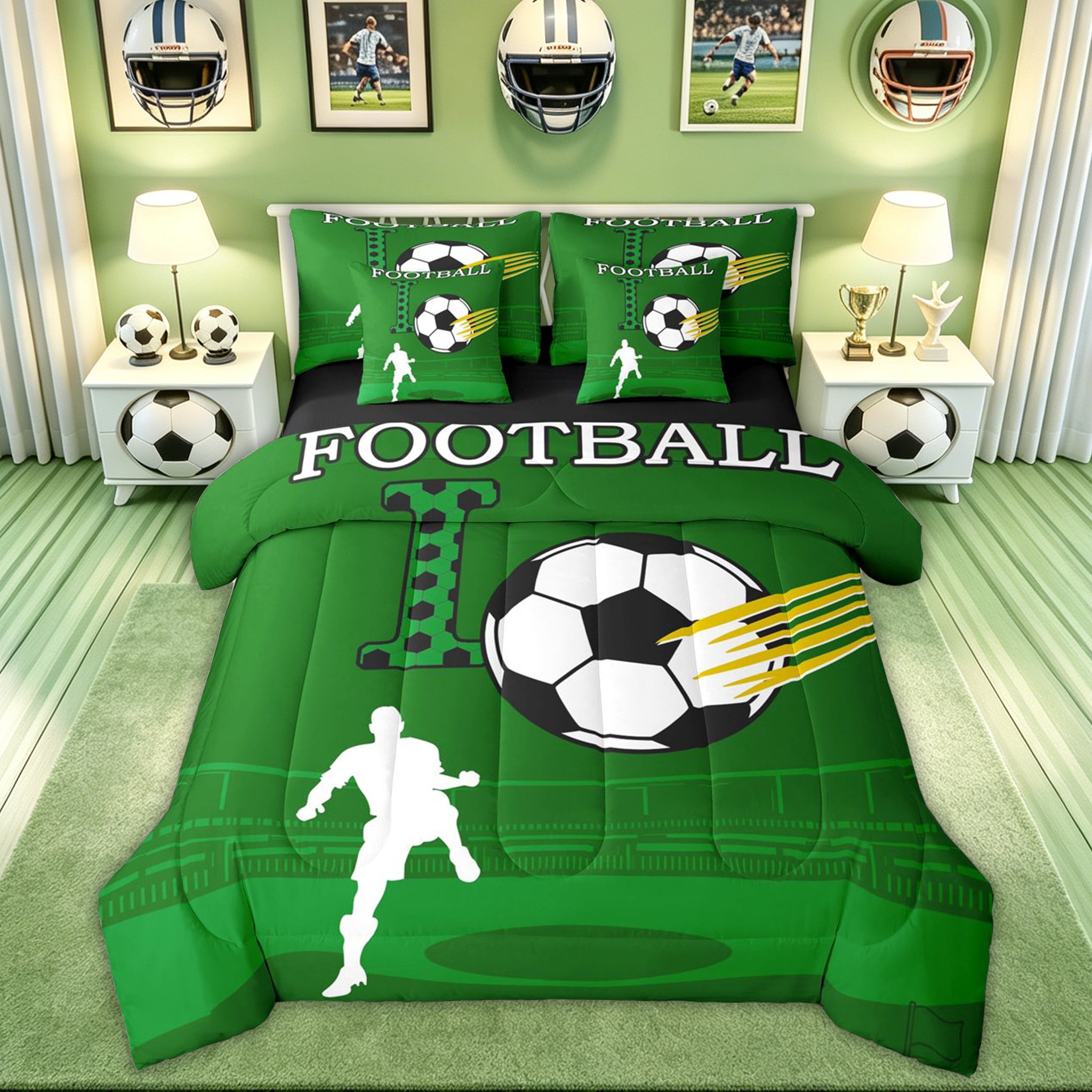 Feelyou Cartoon Initial I Letter Full Size Bedding Sets for Boys ...