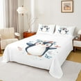 Feelyou Cartoon Penguin Animal Bed Sheets, Groovy Floral King Sheets ...