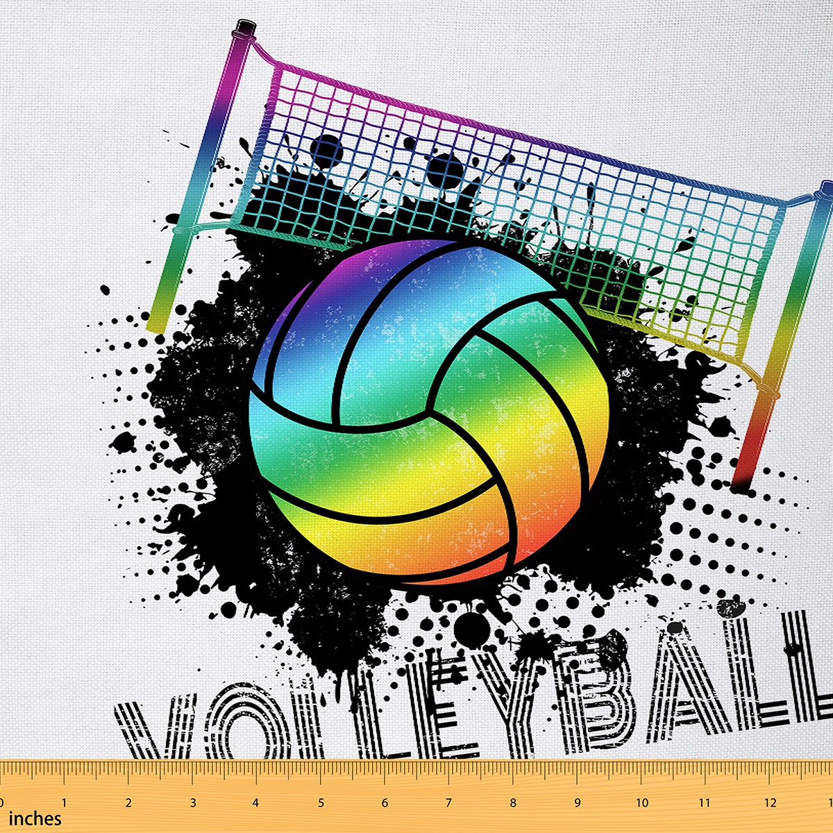 Feelyou Cartoon Volleyball Fabric by the Yard 1 Yard for Kids ...