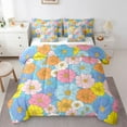 Feelyou Cherry Blossoms Bedding Comforter Set 7pcs, Cartoon Flower ...