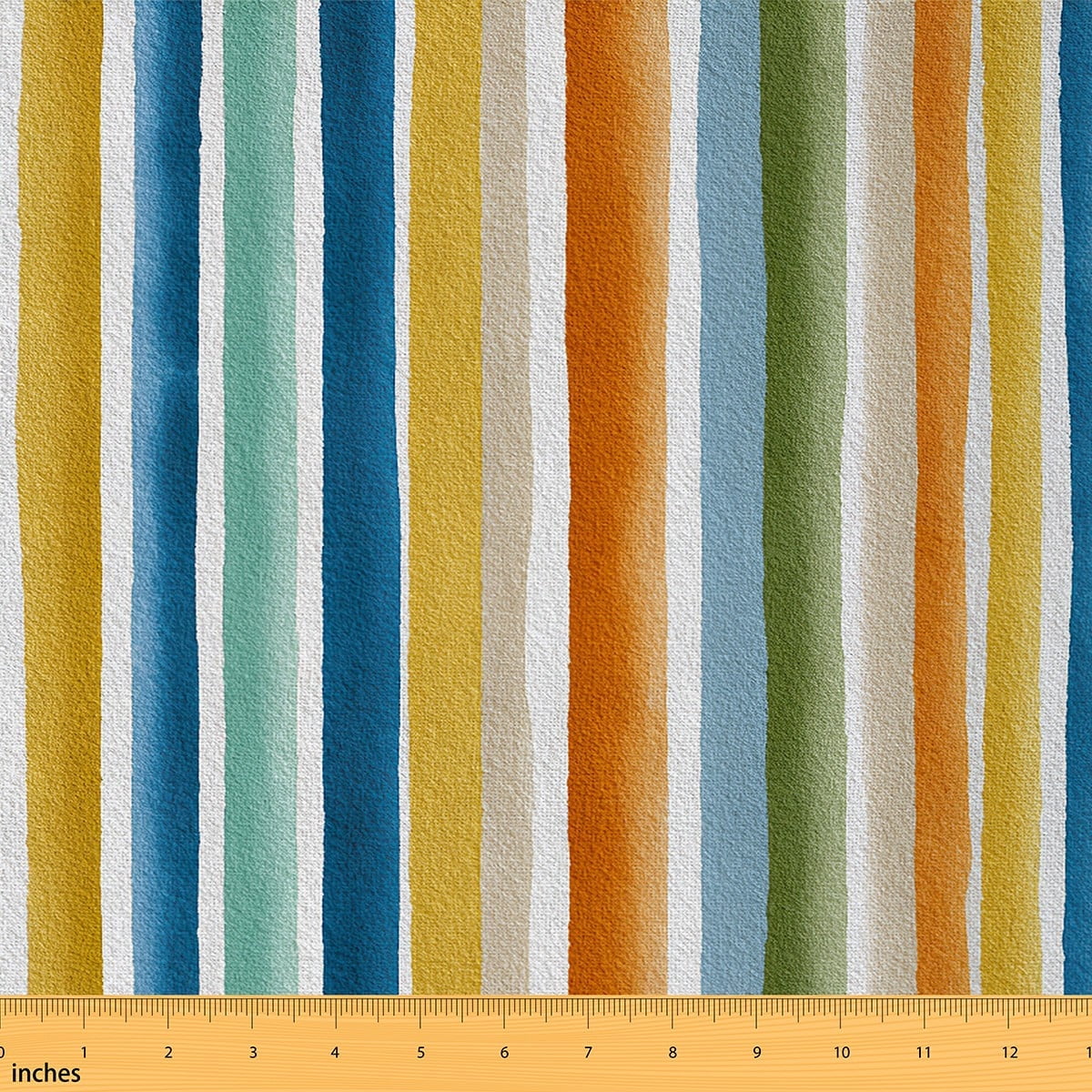 Feelyou Colorful Geometric Fabric by the Yard 3 Yards, Brush Stroke ...