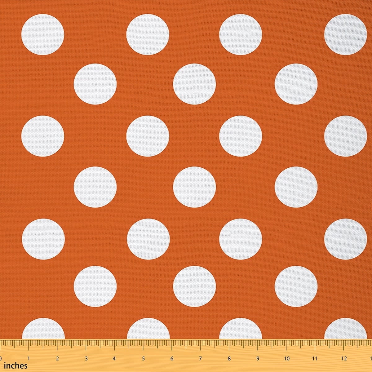 Feelyou Geometric Fabric by the Yard 5 Yards for Adult, Orange Polka ...