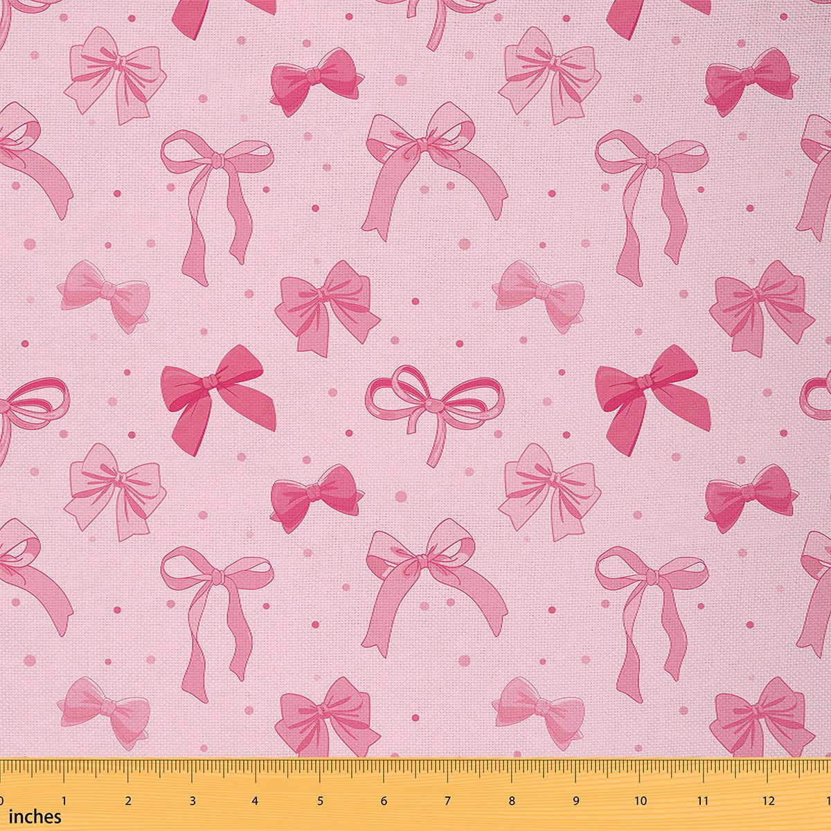 Feelyou Girly Pink Bow-tie Fabric by the Yard 1 Yard for Kid, Kawaii ...