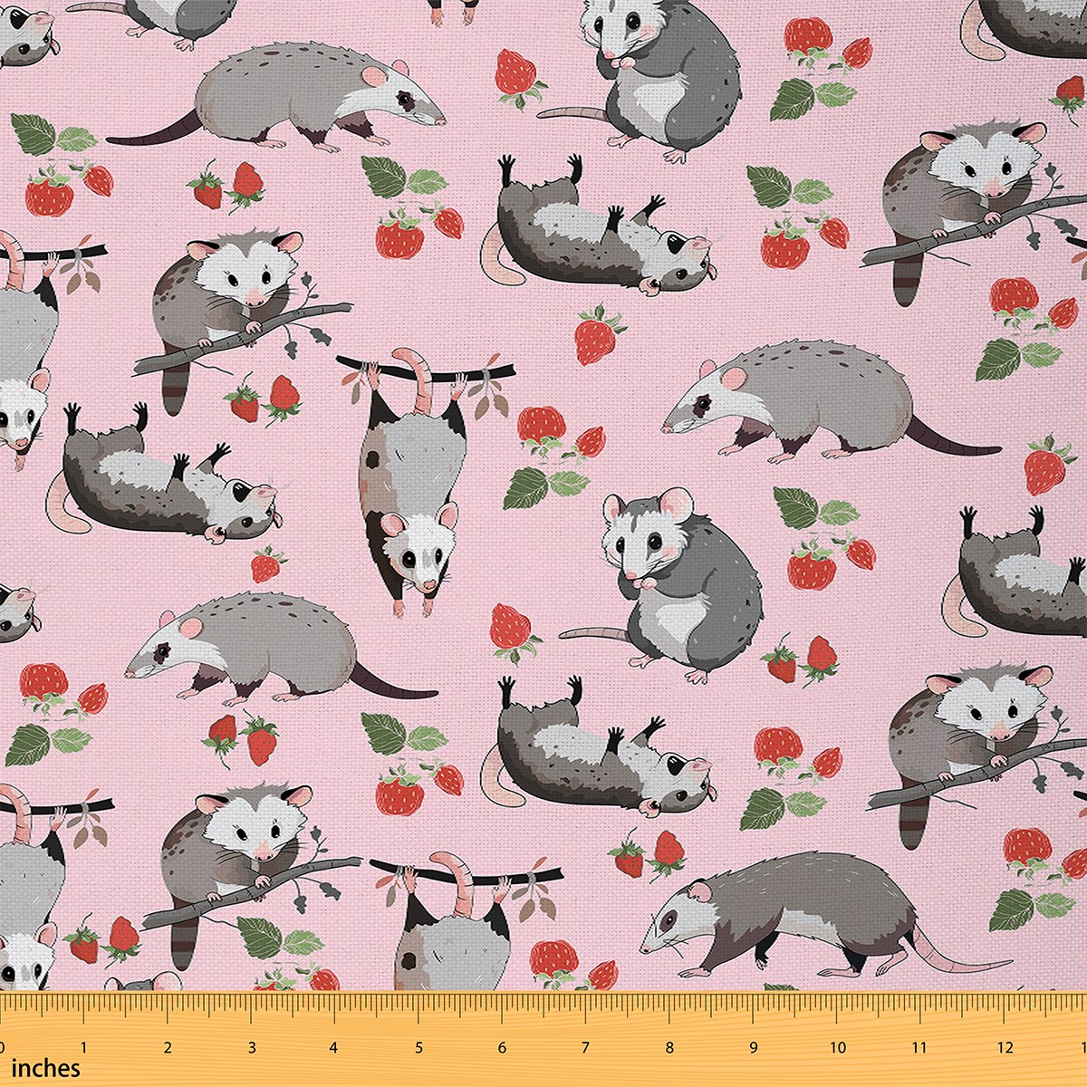 Feelyou Guinea Pig Fabric by the Yard 10 Yards for Teens, Kawaii ...