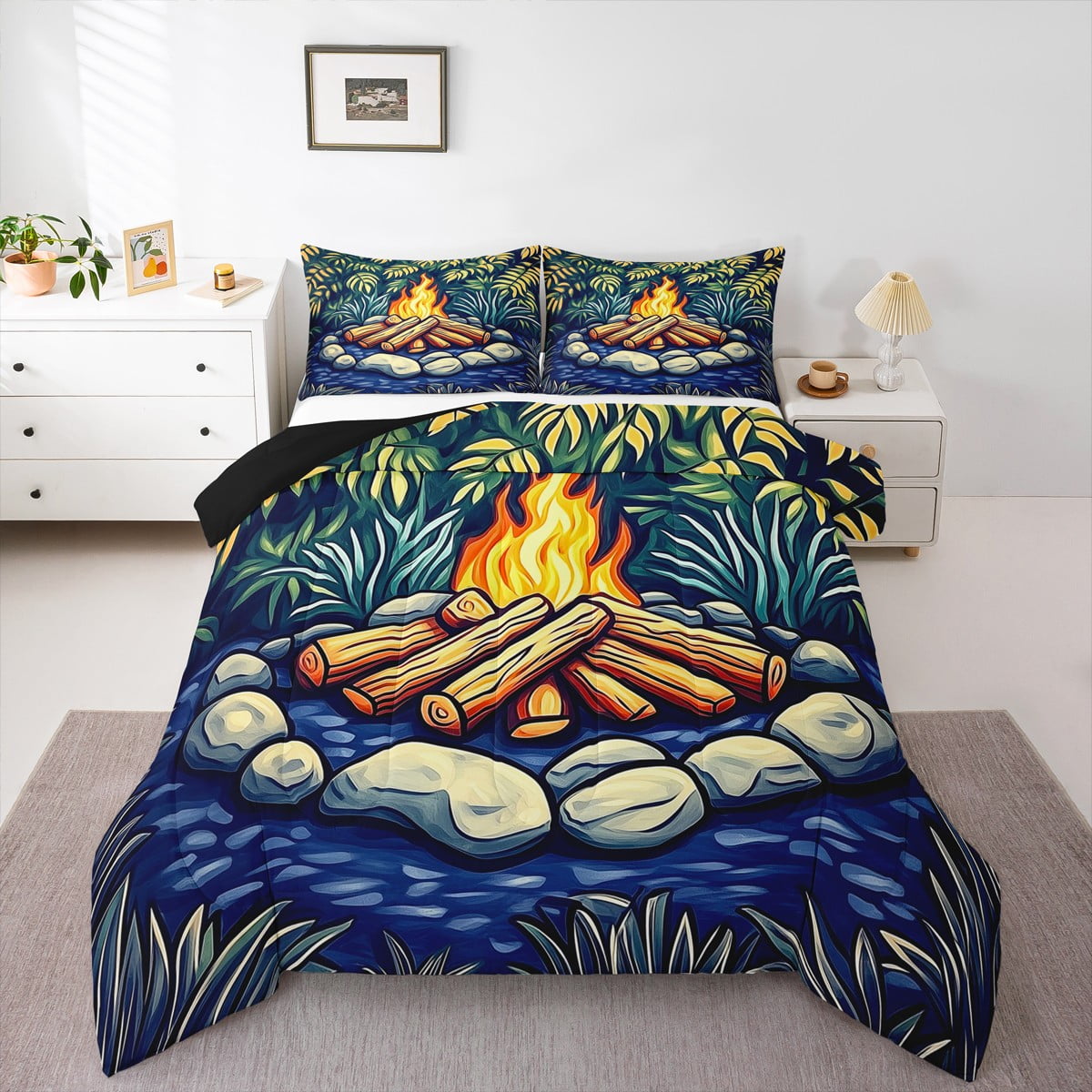 Feelyou Jungle Adventure Child Queen Comforter Set, Rustic Farmhouse ...