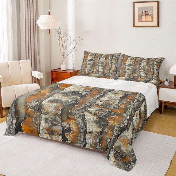 Feelyou Jungle Tree Plant Bed Sheets, Countryside Branches Men King ...