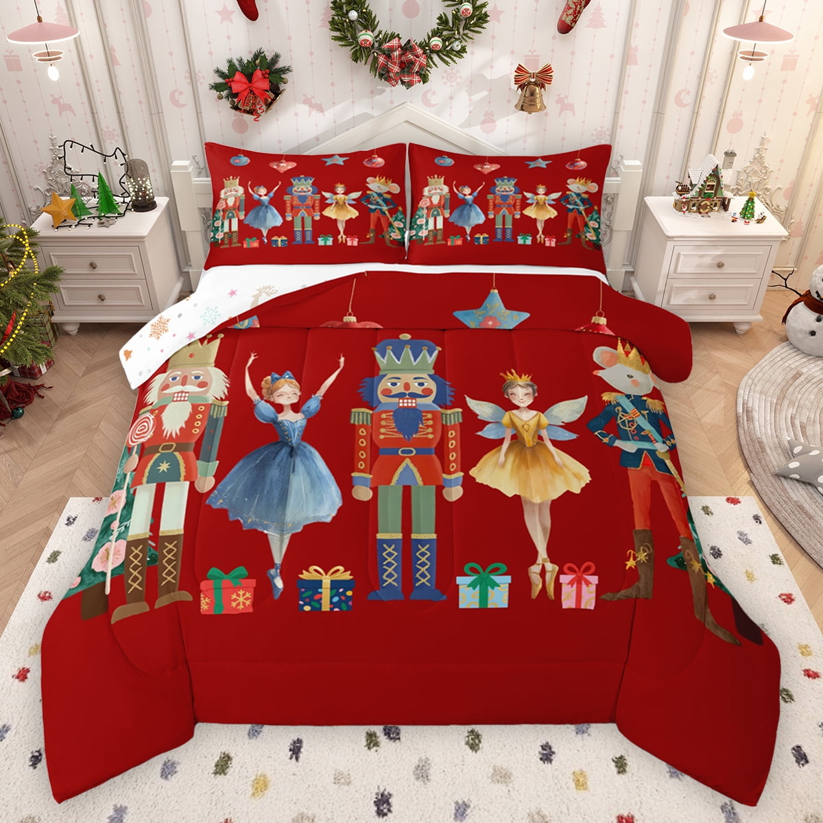 Feelyou Kawaii Western Princess Full Size Comforter Sets, Cartoon Royal ...