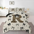 Feelyou Kid Princess Ribbon Queen Comforter Set, Fashion Monogrammed R ...