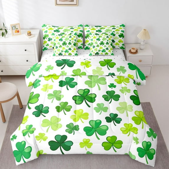 Feelyou Lucky Leaf Bedding Comforter Set 7pcs, Seasonal Spring Holiday ...