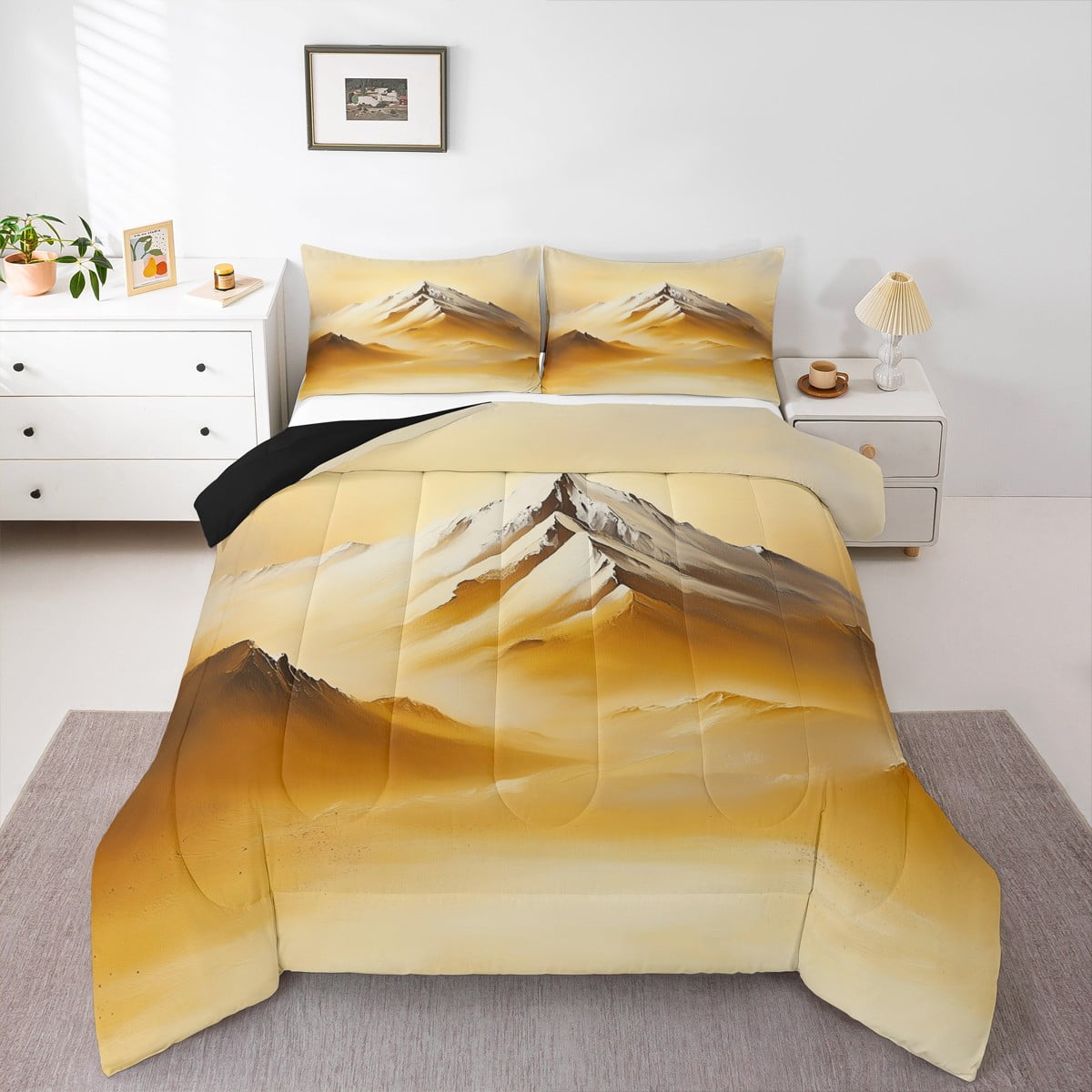 Feelyou Nature Scenery Full Size Comforter Sets, Western Rustic ...
