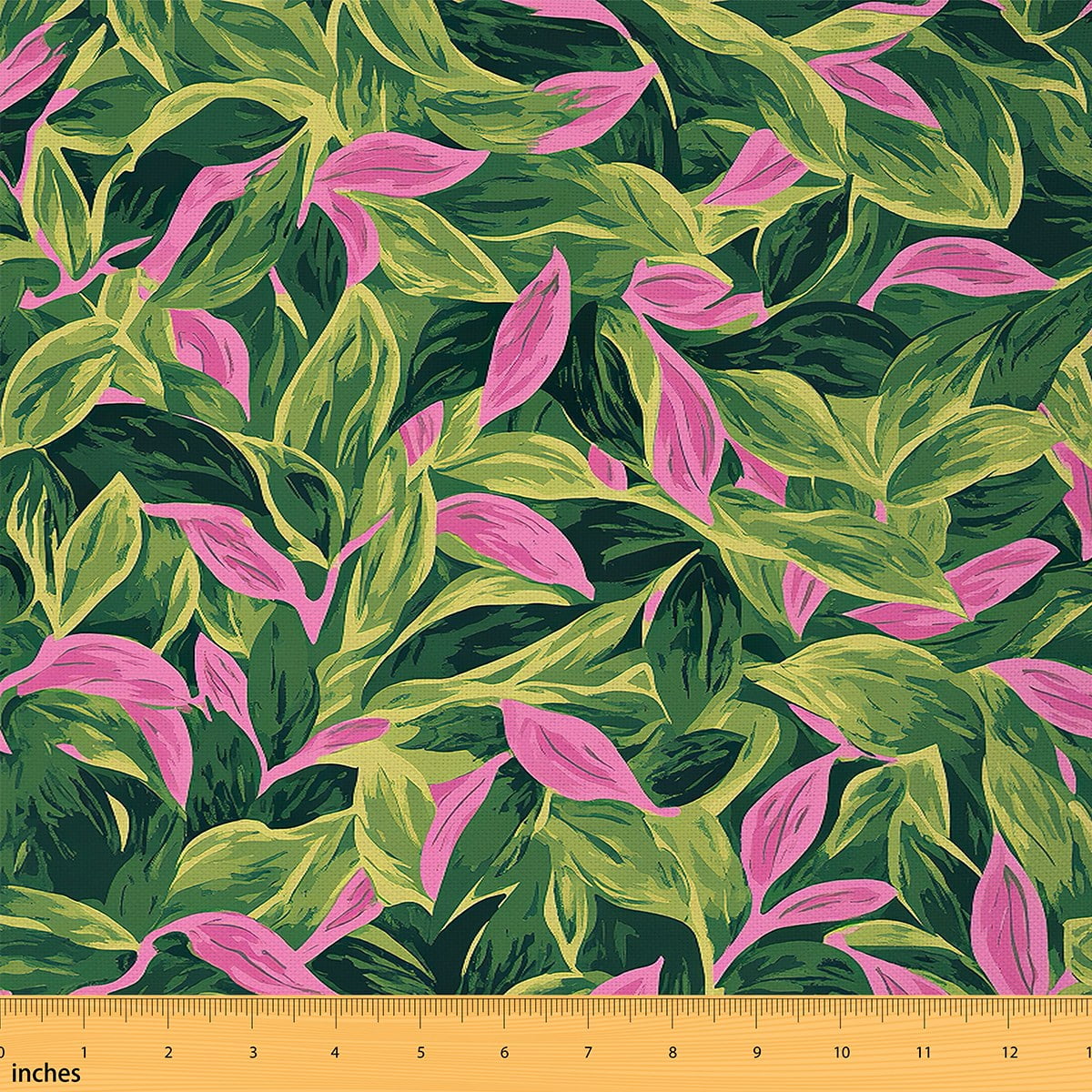 Feelyou Plant Botanical Fabric by the Yard 2 Yards, Oil Printing ...