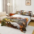 Feelyou Rustic Dinosaur Kids Bed Sheets, Animal Theme King Sheets, 4 ...