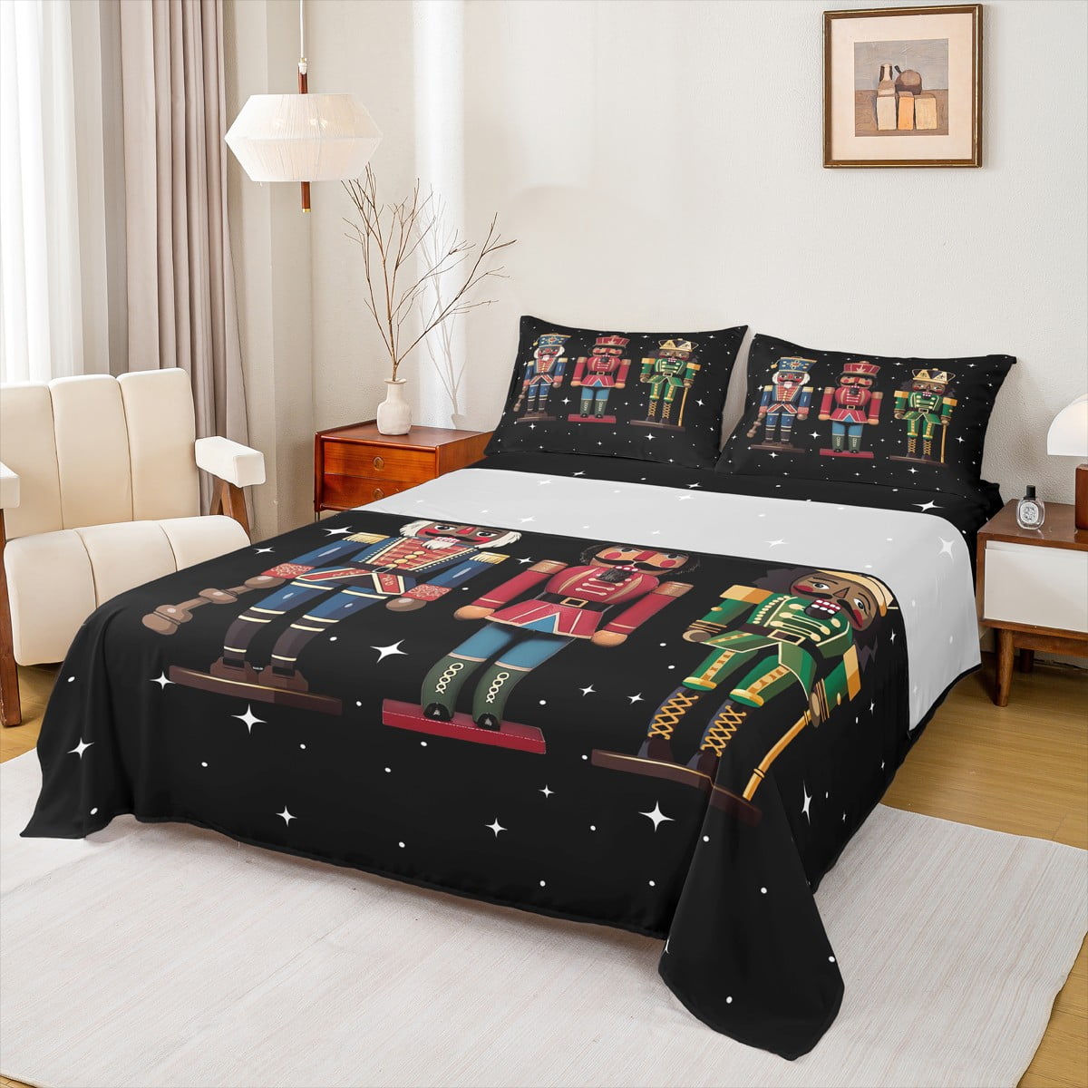 Feelyou Teens Cartoon Nutcracker Twin Sheet Sets, Fairy Tale Twin ...