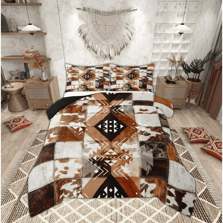 aztec queen bedding set