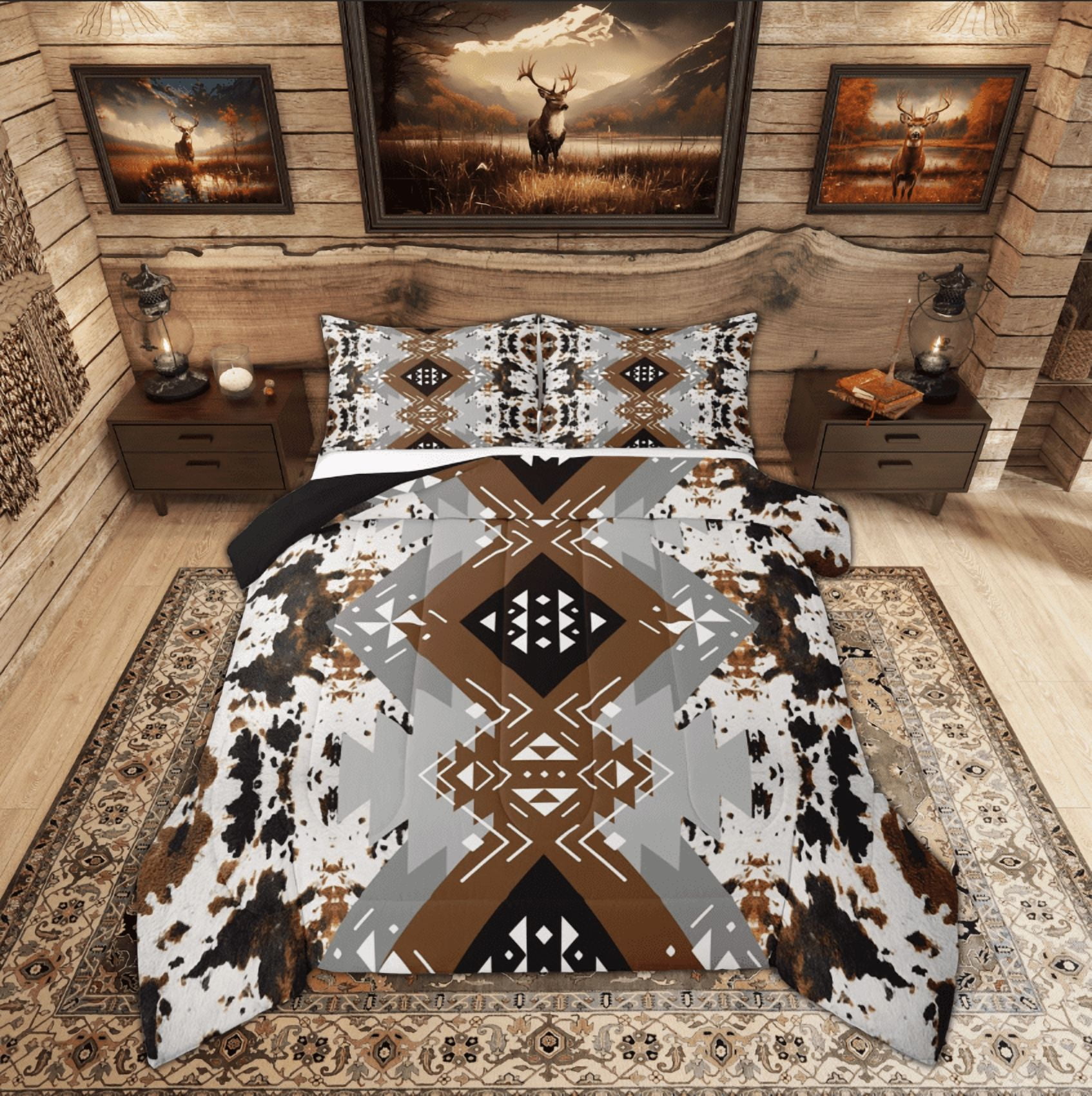 Feelyou Western Aztec 01, Hippie Bohemian Twin Comforter Sets, Rustic ...