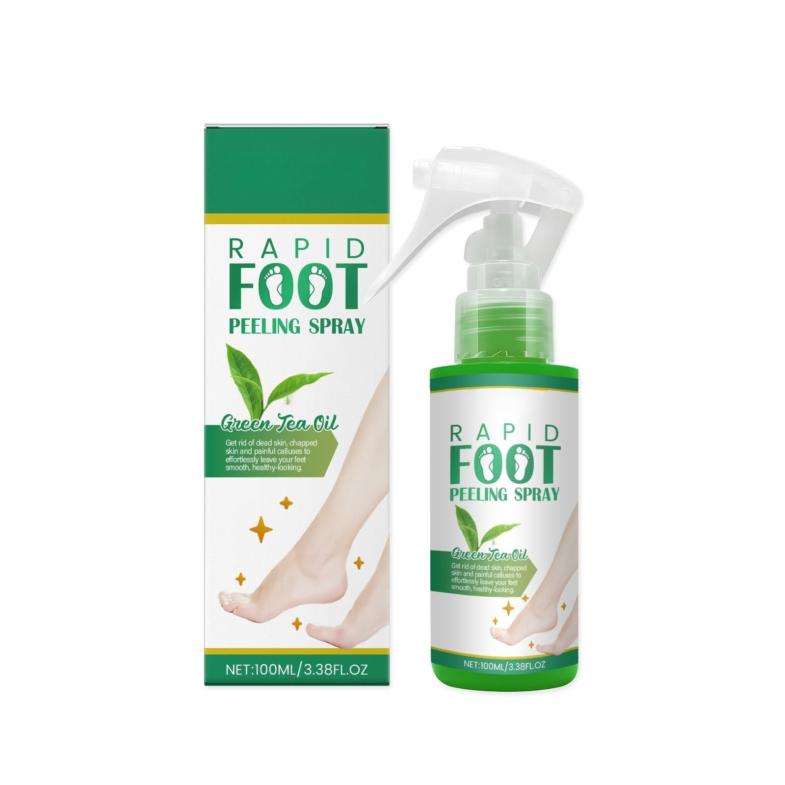 Feet Instant Foot Peeling Spray, Exfoliating Foot Mask, Moisturizing ...
