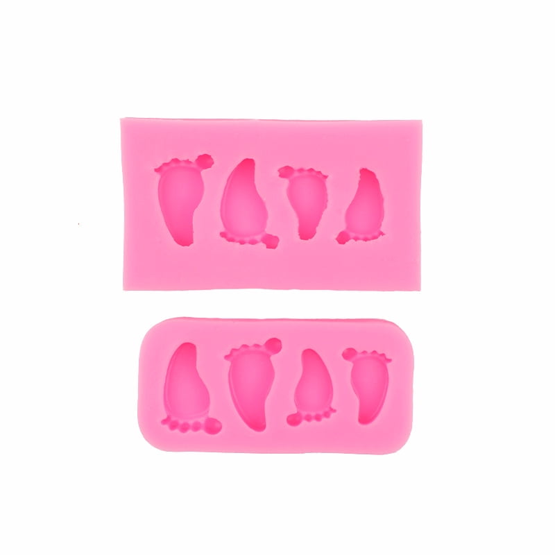 Feet baby mini feet soft pottery chocolate handmade rectangular pieces ...