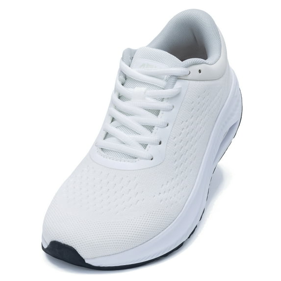 FefiYo Wide Toe Box Shoes Women Walking Plantar Fasciitis Sneakers Arch ...