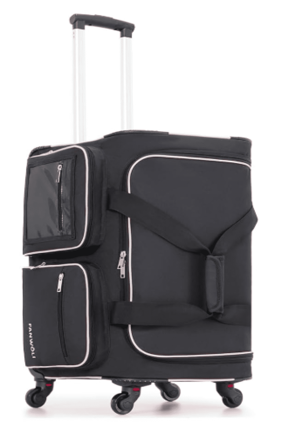 Fegat Dance Bag with Garment Rack,23" Upgraded Lightweight Rolling ...