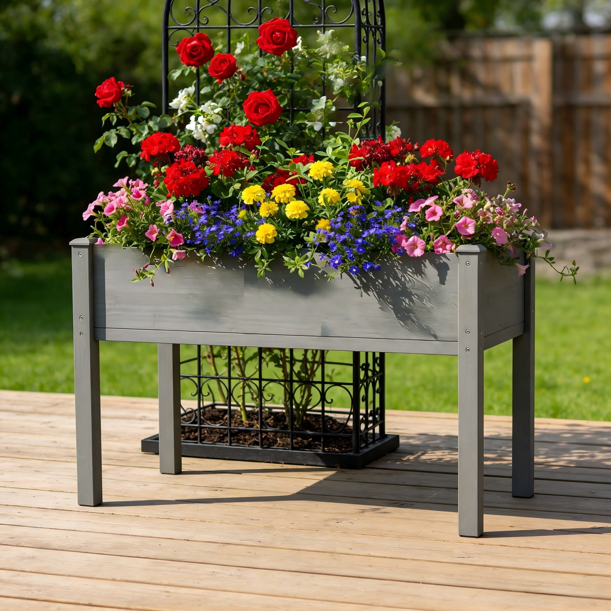 Fascinating Raised Garden Beds With Legs Pictures