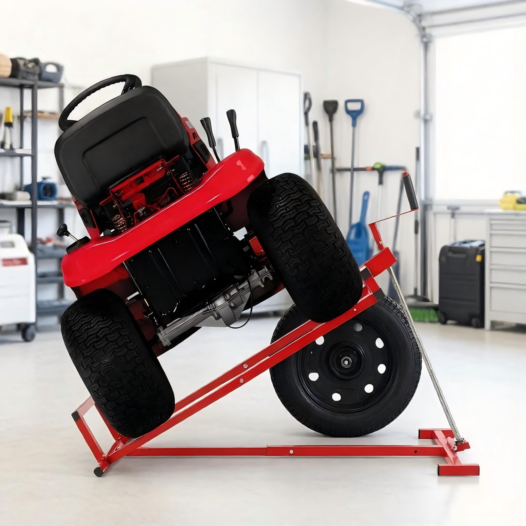 Fehomix 800 LBS Capacity Lawn Mower Lift Jack, Heavy Duty Riding Lawn ...