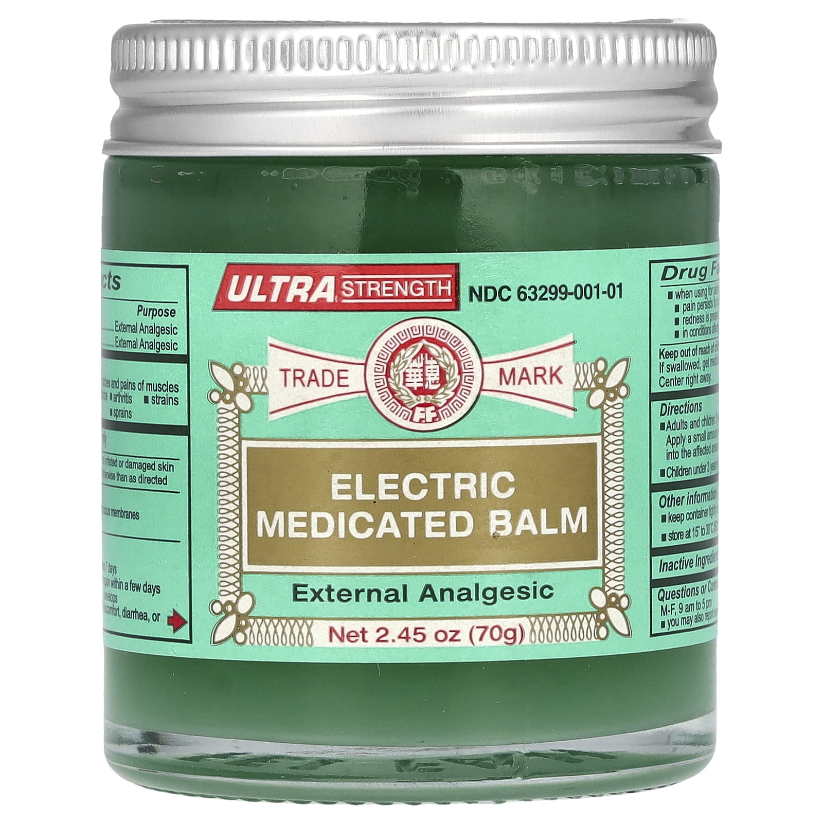 Fei Fah Electric Medicated Balm, Ultra Strength, 2.45 oz - Walmart.com
