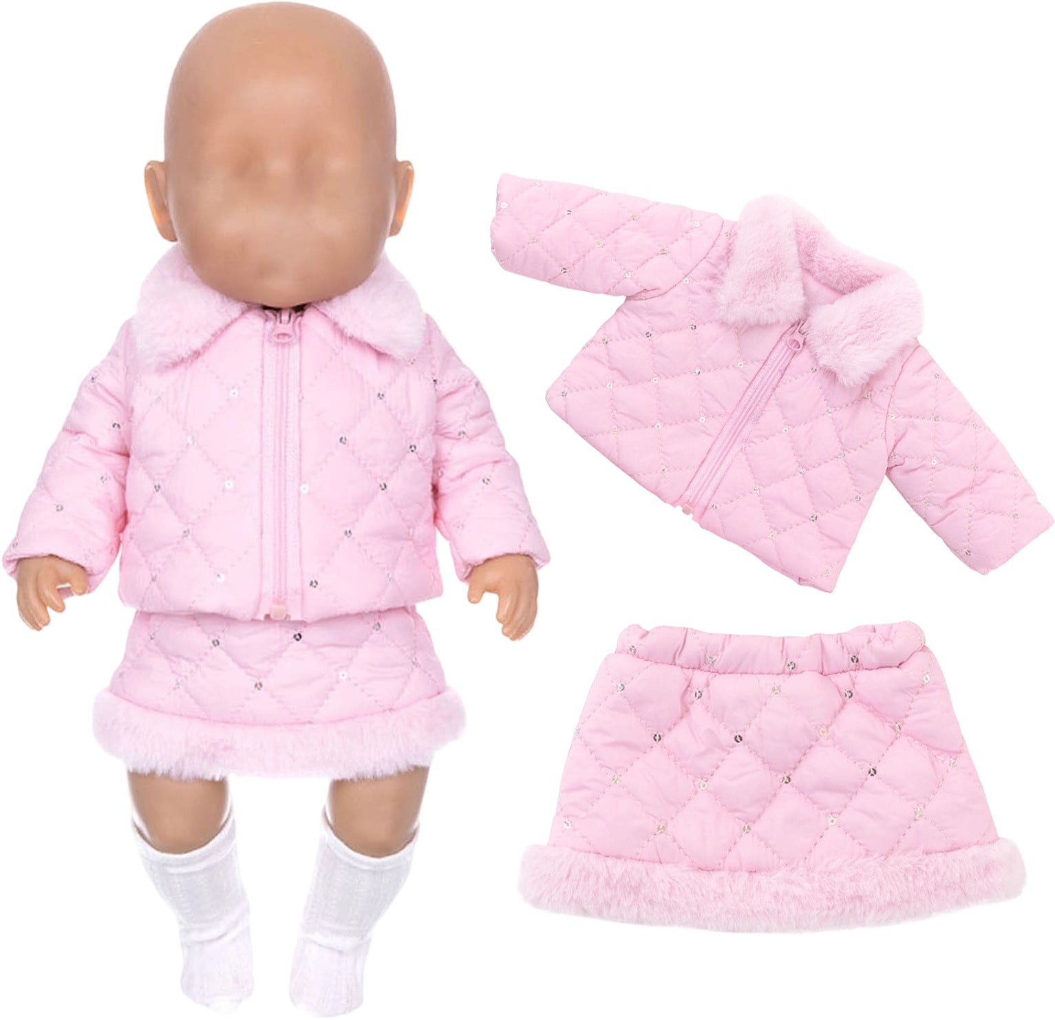 FeiFu 18in Doll Casual Clothing Set Fashion Doll Accessories Soft ...