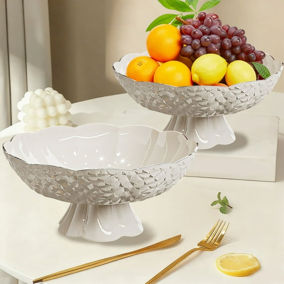 FeiFu 25CM Fruit Plate Stylish Multi-Purpose Serving Tray for Home ...