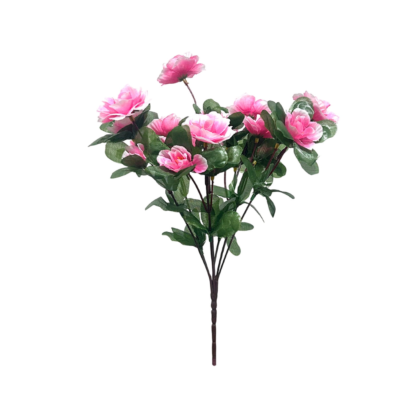 FeiFu Artificial Azalea Bouquet Simulation Home Garden Decor Realistic ...