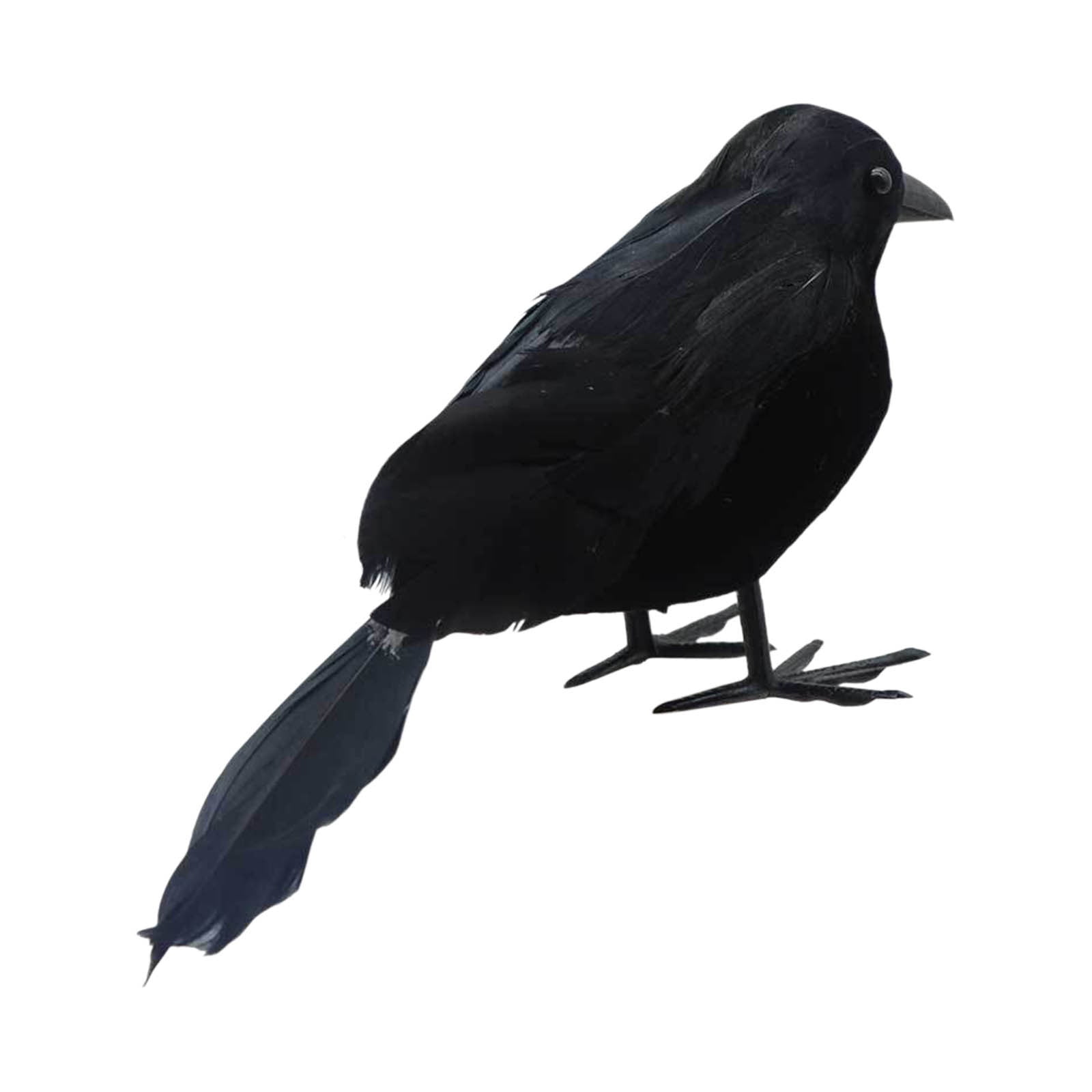 FeiFu Artificial Crow Figurine Halloween Prop Tabletop Decoration ...