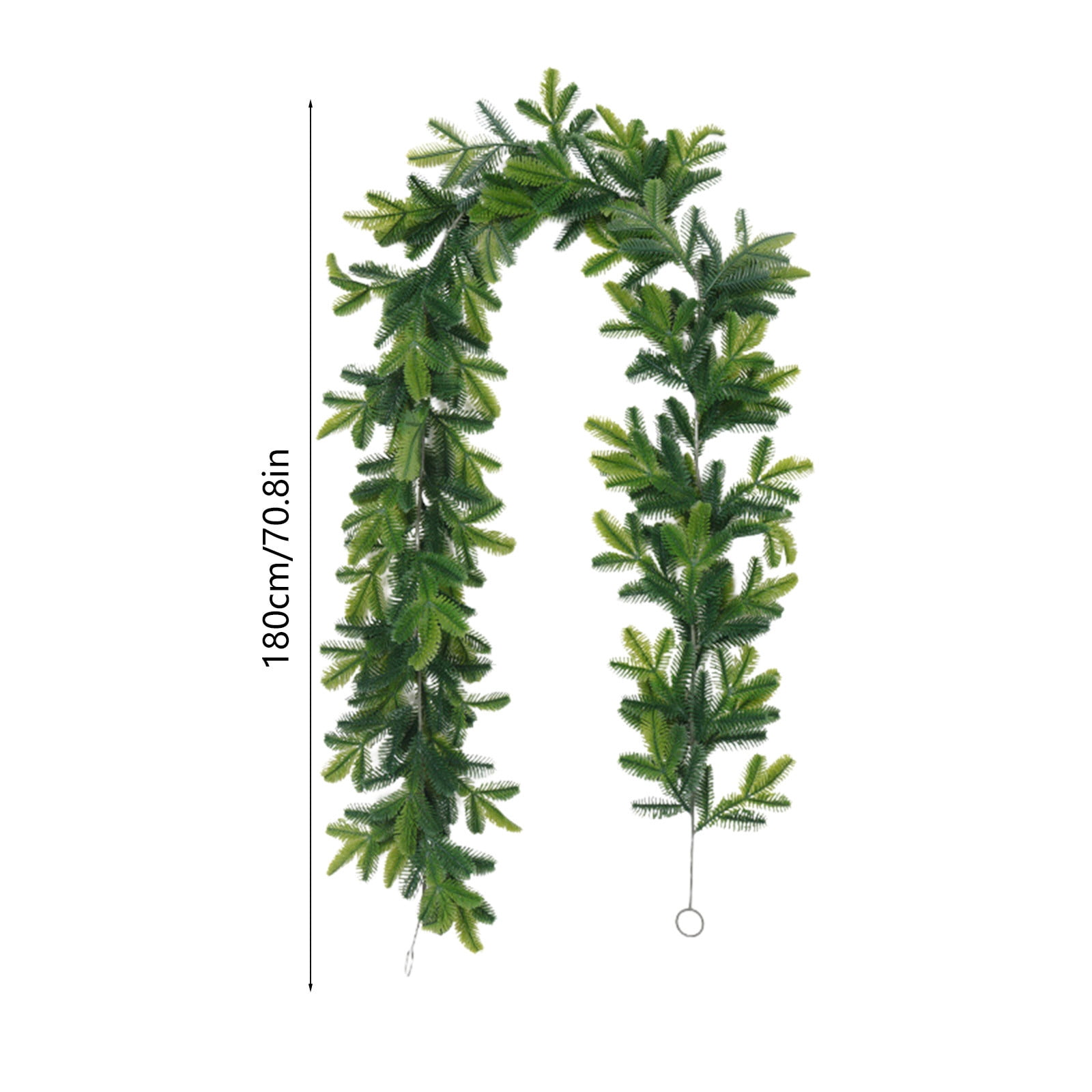 FeiFu Christmas Artificial Vines Garland Festive Xmas Fake Vines Decor ...