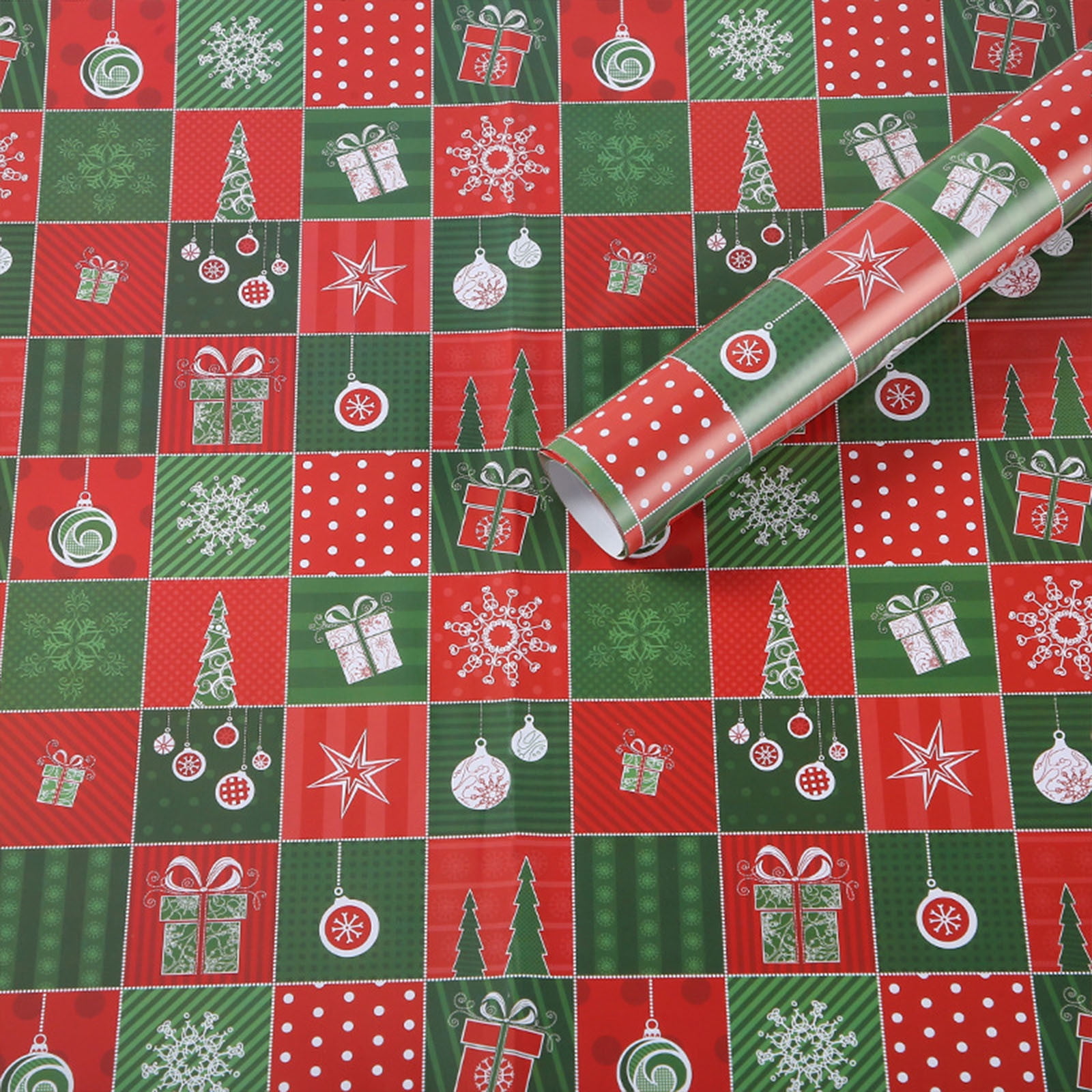 FeiFu Christmas Wrapping Paper Christmas Paper Christmas Gift Wrapping ...