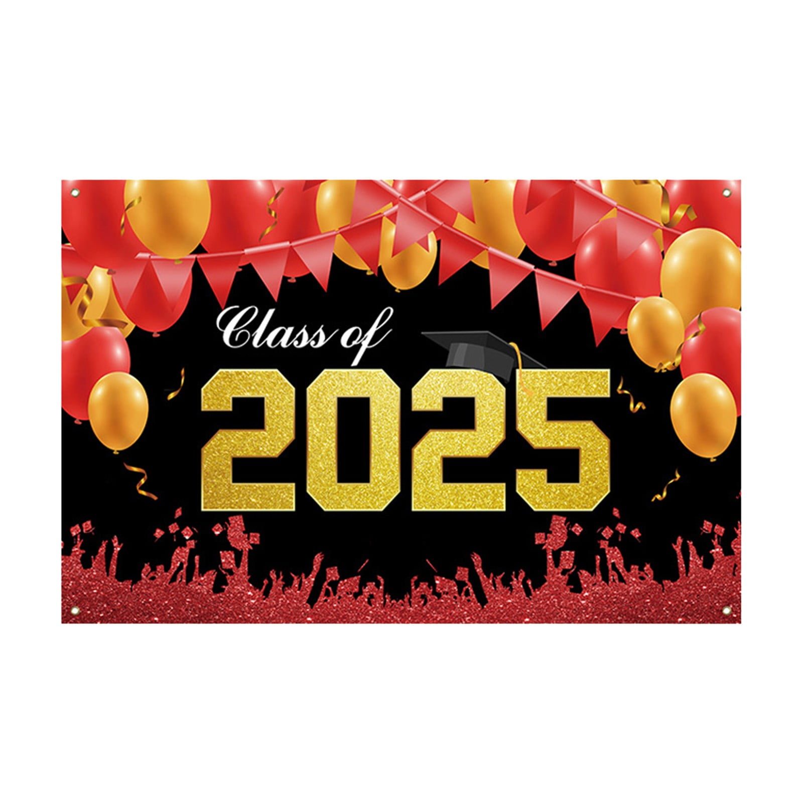 FeiFu 2025 Large Graduation Backdrops,Wrinkle-proof Fabric Background ...