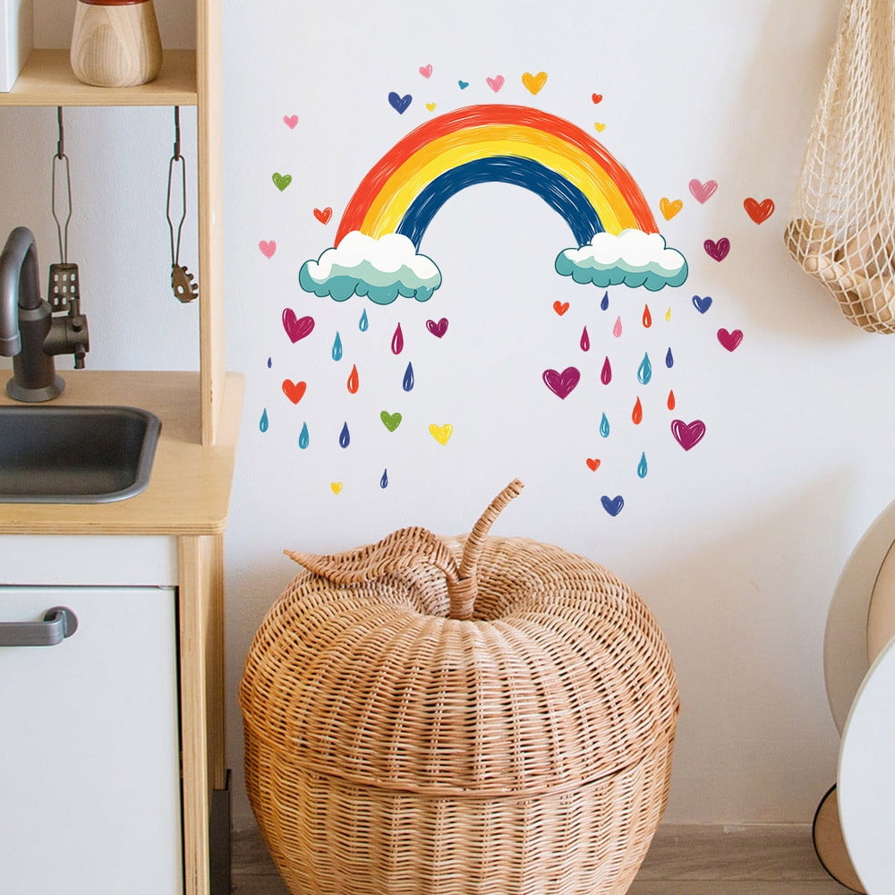 FeiFu Cloud Wall Stickers Sky Theme Mural Bedroom Living Room Home ...