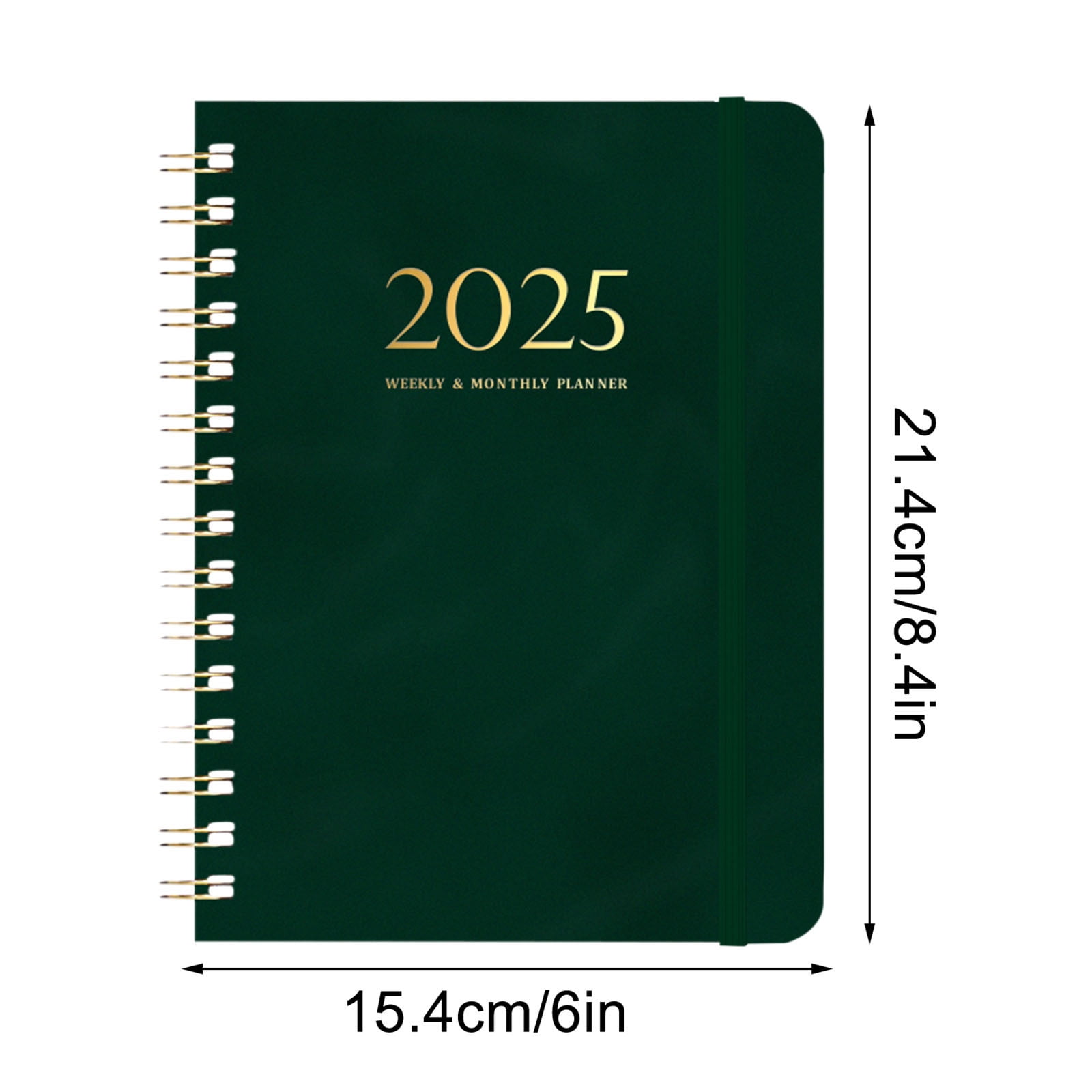 FeiFu Coil Planner 2025 Weekly Planner Diary A5 Taped Notebook Book for ...