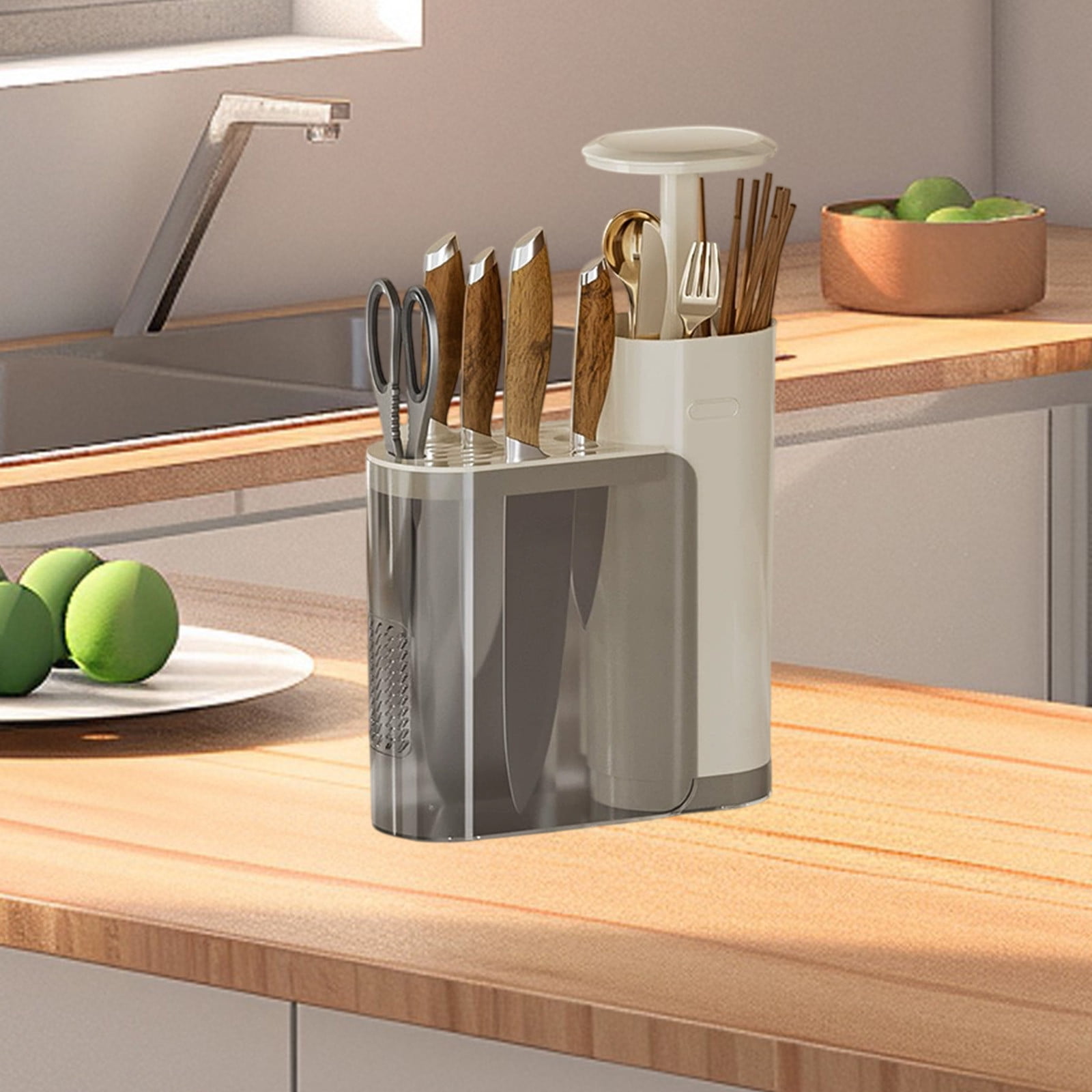 FeiFu Countertop Chopstick cage,Kitchen Cutlery Storage Shelf,Removable ...