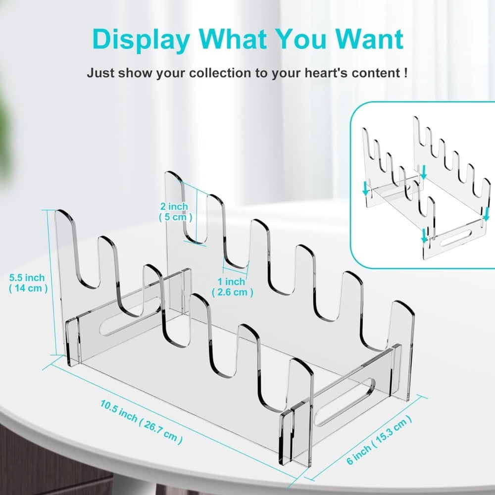 FeiFu Detachable Acrylic Kitchen Display Rack with Tiered Shelves,Multi ...