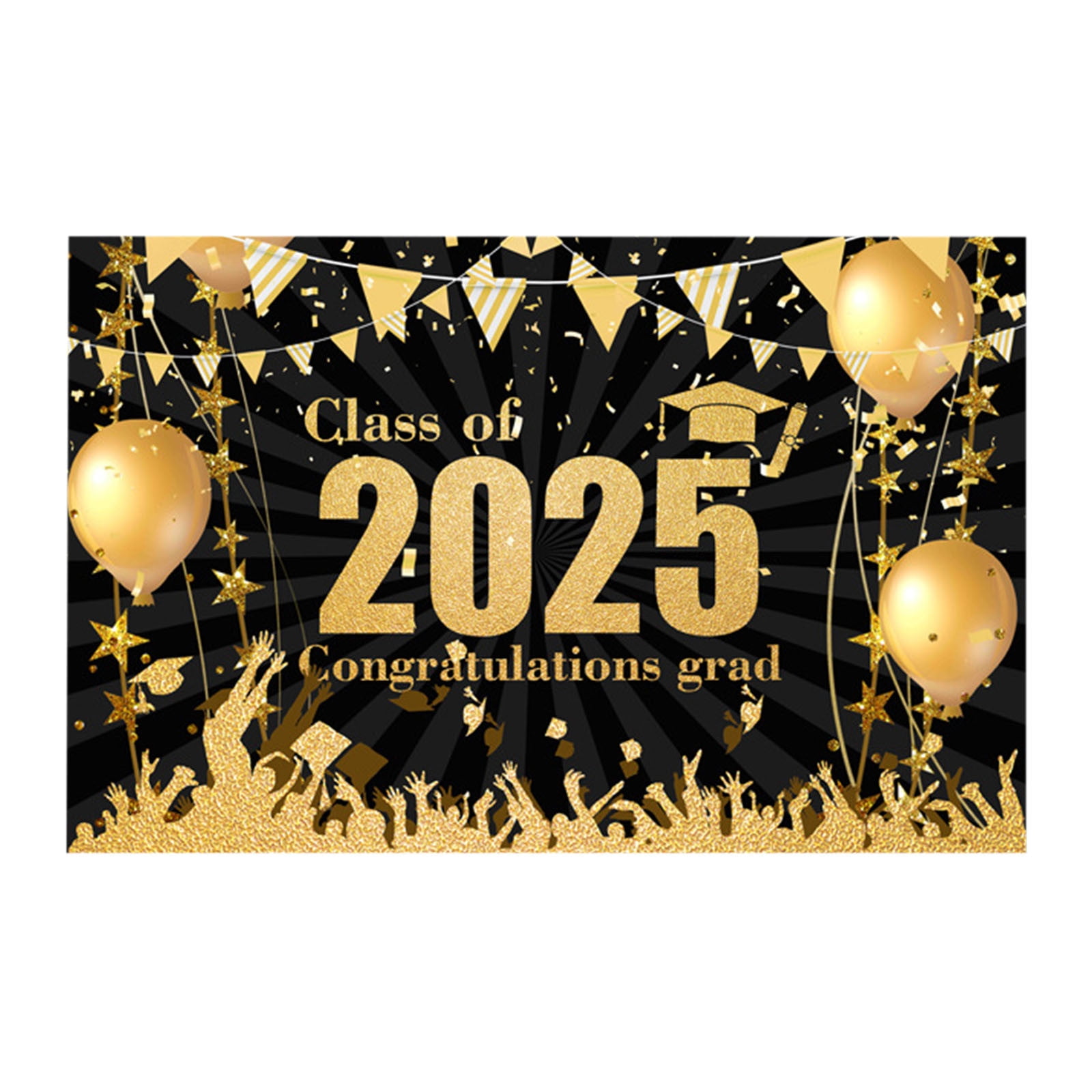 FeiFu Floral Graduation Backdrop Flower Garland Graduation Party ...