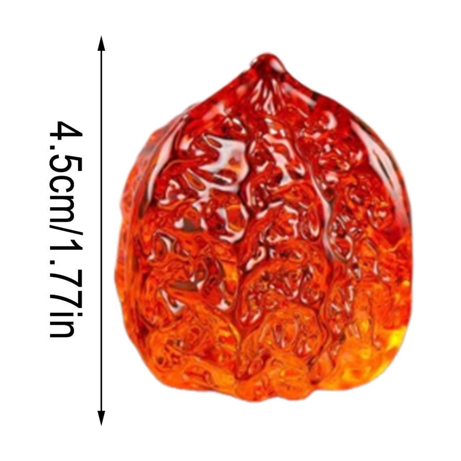 FeiFu Glass Walnut Ornament Home Living Room Desktop Crystal Art Nut ...