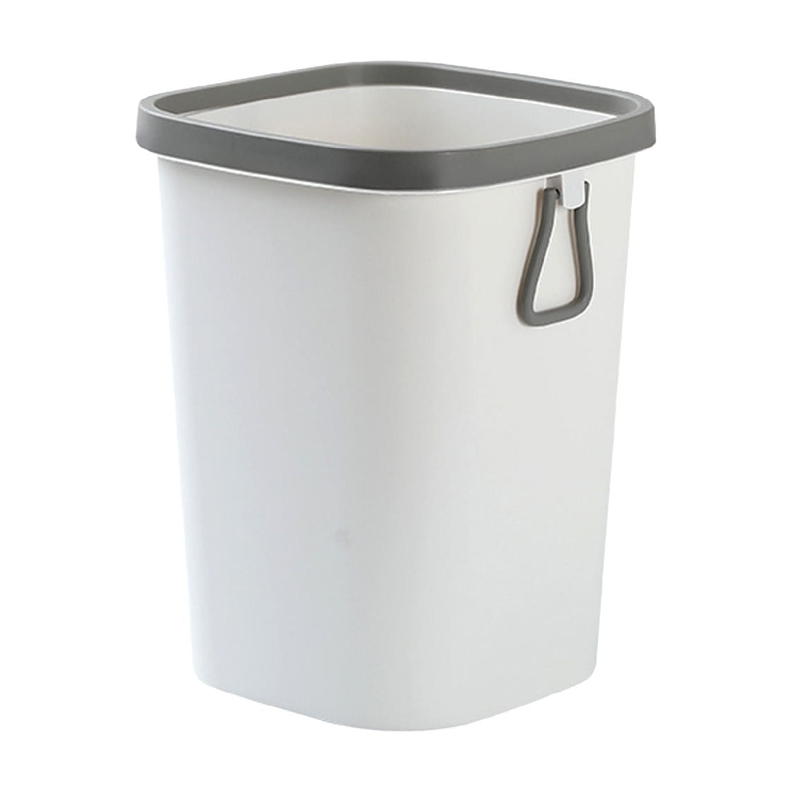 FeiFu Home Plastic Trash Can with Press Ring Household Garbage Bin ...