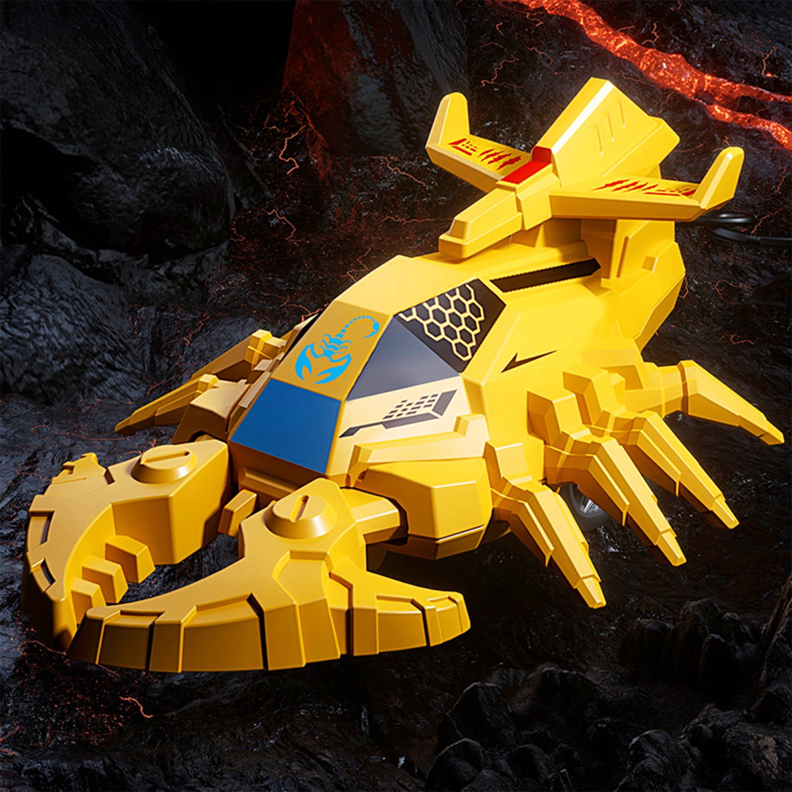 FeiFu Inertial Mechanical Toy Car Stunt Rotating Scorpion Car ...