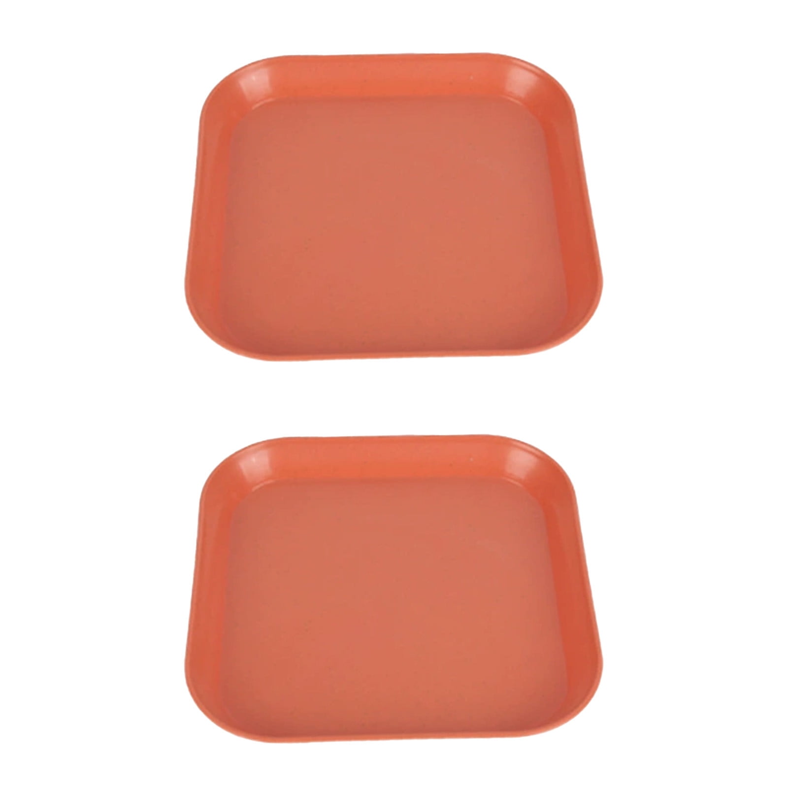 FeiFu Plastic Square Serving Plates Set,Durable Dishware for Dining ...